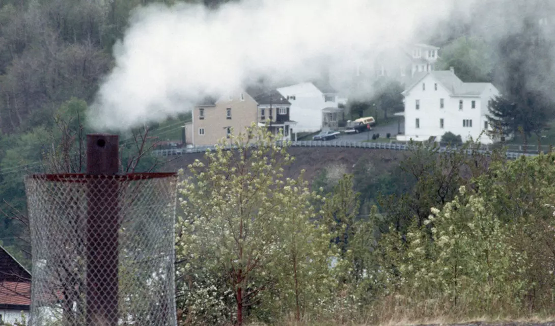 Centralia USA And here is the town that became the prototype of the legendary Silent Hill. Coal mines burning underground have devastated this rustic place, which still looks like a terrible reminder to humanity of the omnipotent nature.