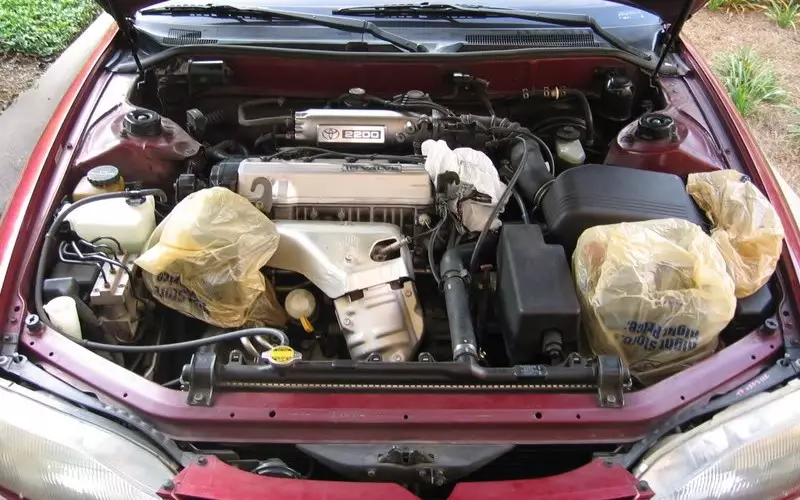 Pulisci il motore con acqua e sapone, un motore perfettamente pulito durerà più a lungo. Coprire le batterie, la presa d'aria e il distributore con sacchetti di plastica prima della pulizia. Diluire un po' di detersivo in acqua (va bene anche uno sgrassante) e pulire il motore con un panno morbido. Ricordati di rimuovere tutti i sacchetti quando hai finito di risciacquare.