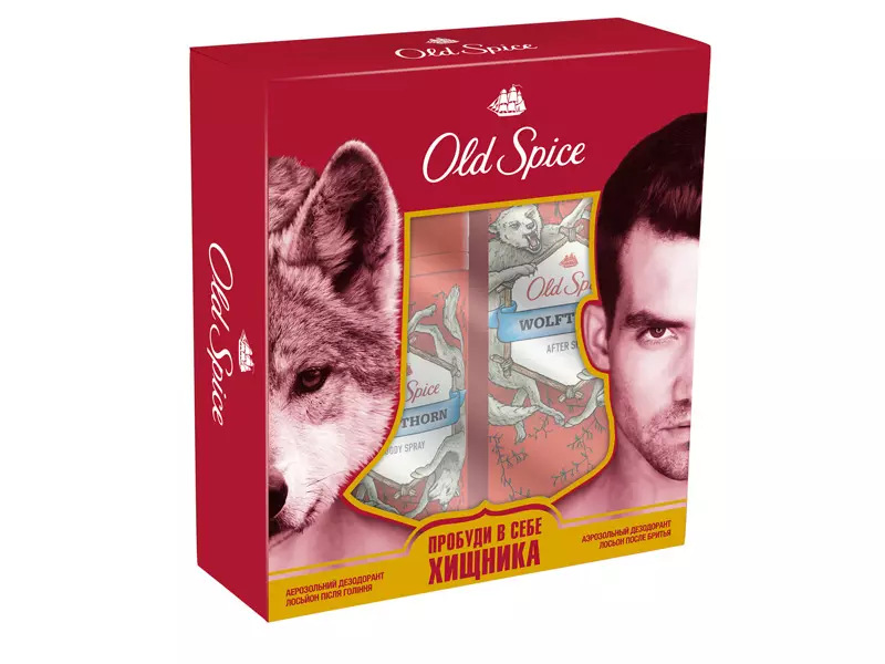 Old Spice Body Care Set Old Spice's Wolfthorn Gift Set er en shower gel og deodorant spray i en ny emballage. Brusegelen hjælper med at starte en ny dag på den rigtige bølgelængde sammen med en vovet duft, der giver en mand selvtillid og sætter ham i stand til en vellykket jagt. Og spraydeodoranten vil forlænge disse fornemmelser hele dagen og ikke lade dig et øjeblik glemme din rovdyr - hverken for ham eller for dem omkring ham.