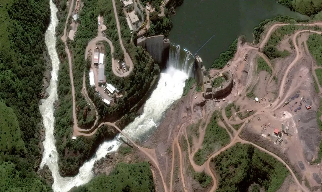 Angola Kwanzo River, Kambambe Dam