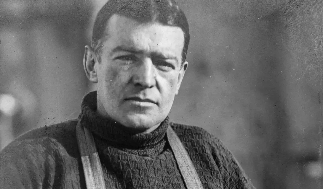 Ernst Shackleton, serokê Expeditiona Imperial Trans-Antarctic.