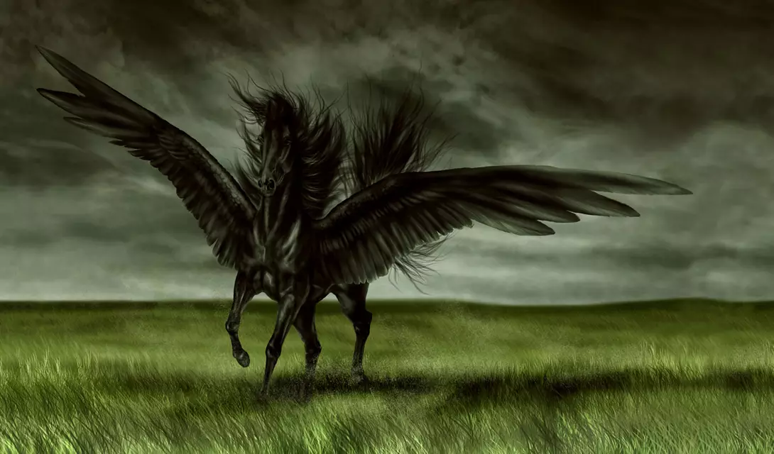 Pegasus Toto mýtické stvoření je potomkem boha moře Poseidona a strašlivé Medúzy. Pegasus je zobrazen jako krásný okřídlený kůň. Obraz Pegasa milují umělci mnoha generací, inspirovaní okřídleným koněm.