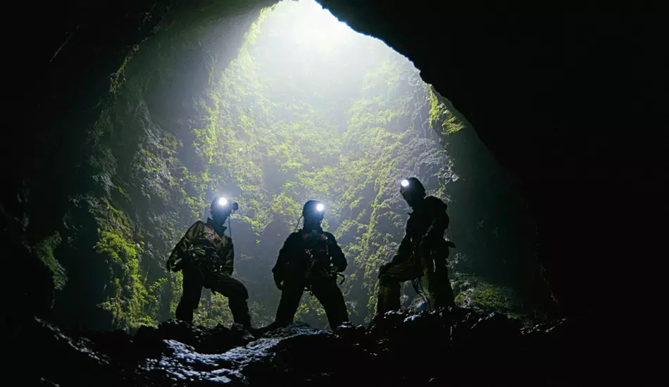 Labing lawom nga pagsalom sa sistema sa langub sa Huautla Ang sistema sa Huault sa Mexico nadiskobrehan kaniadtong 1965 ug gikonsiderar nga labing lawom nga langub sa kasadpang hemisphere. Kaniadtong Abril, ang mga cavers nga sila Bill Steele ug Tommy Schifflett nanguna sa usa ka talagsaon nga ekspedisyon, nga nalunod ang 1,545 metro sa ubos sa lebel sa yuta. Ang miaging mga pagsulay gikutuban sa labing kadaghan nga giladmon nga 78 metro ra. Sulod sa 4 ka semana nga panukiduki, nadiskobrehan sa grupo ni Steele ug Shifflett ang unom nga bag-ong lahi sa mga hayop sa langub: tulo nga tarantula, duha nga gitawag nga haymaker ug usa ka tanga.