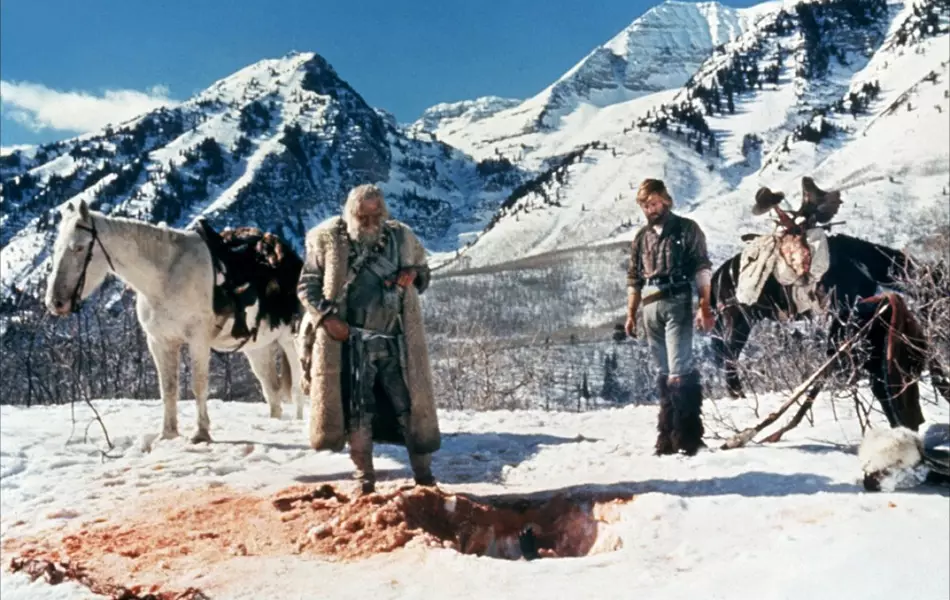 Jeremiah Johnson (1972) Robert Redford is de typische man in de bergen.